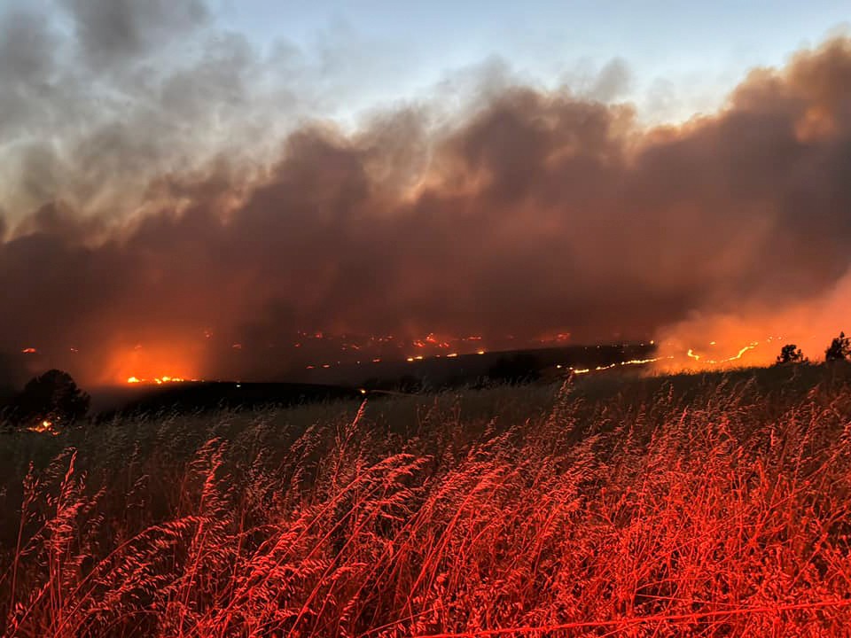 Improved weather helps firefighters battling wildfire near rural ...