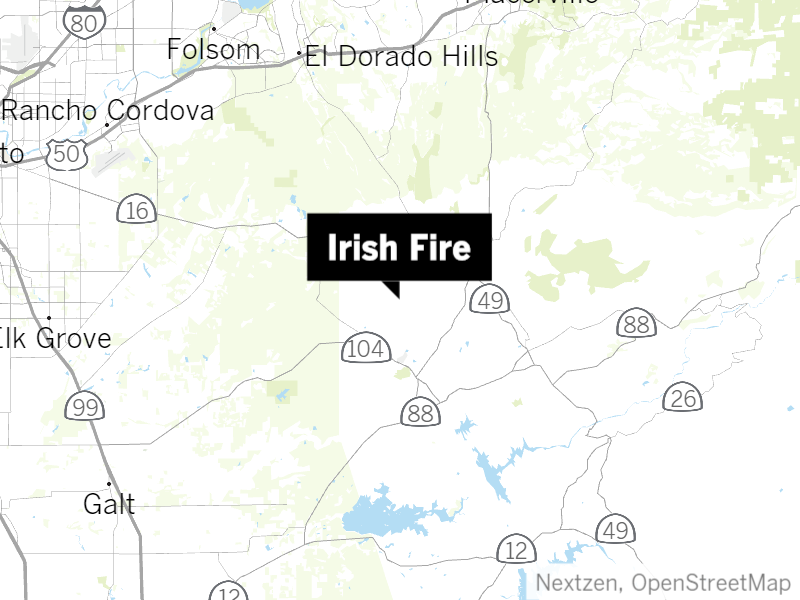 Forward Progress Stopped On Fast-Moving Amador County Fire - capradio.org