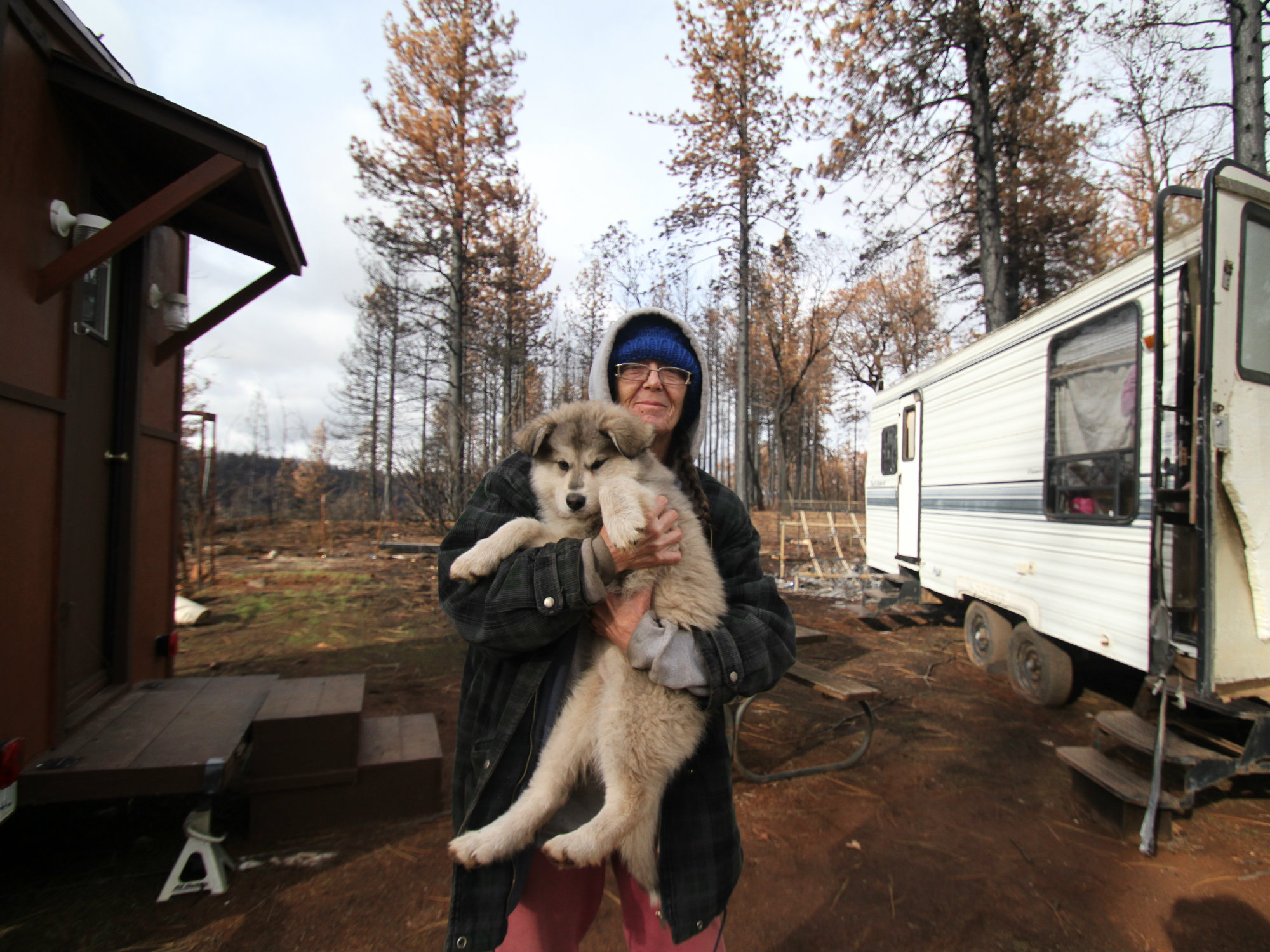 Camp Fire Survivors Return To Live Where Their Homes Burned, Despite ...