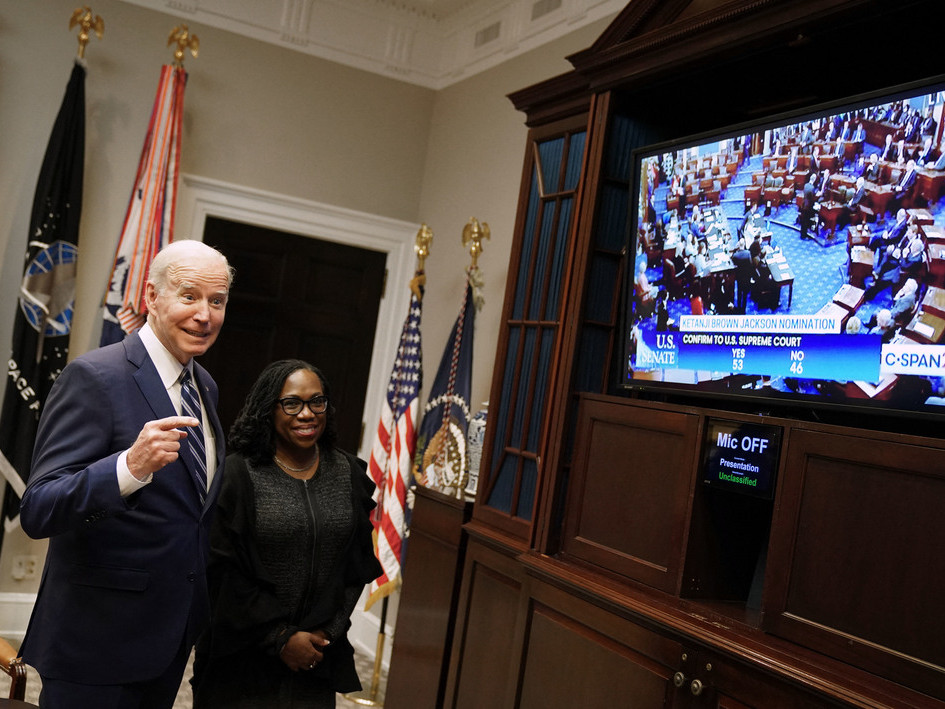 The Senate confirms Ketanji Brown Jackson to the Supreme Court