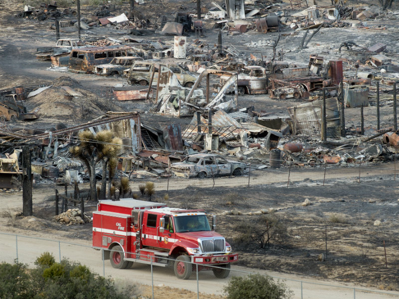 Wildfire Update: Containment Grows For Blue Cut Fire - capradio.org